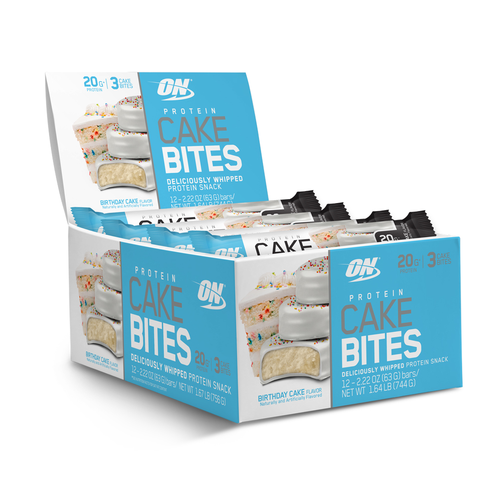 Optimum Nutrition- Cake Bites Birthday Cake – Elite Nutritional Products