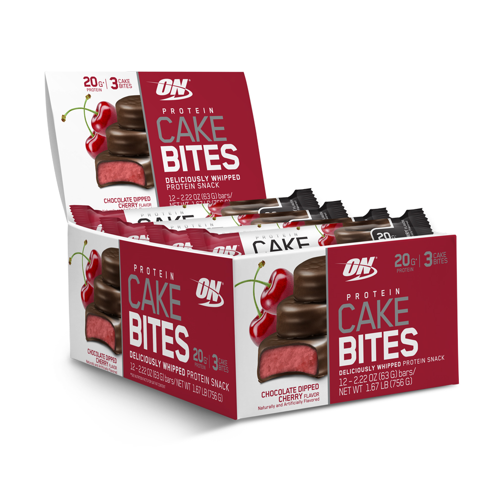 Optimum Nutrition- Cake Bites Chocolate Dipped Cherry – Elite ...