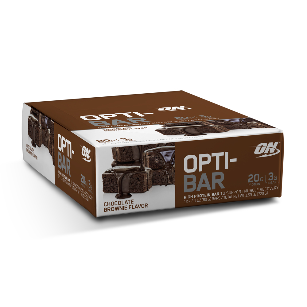Optimum Nutrition- Opti-Bar Chocolate Brownie – Elite Nutritional Products