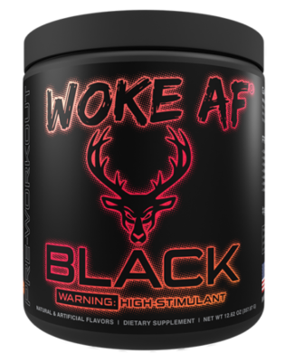 Bucked Up- WOKE AF Black 30 Serving – Elite Nutritional Products